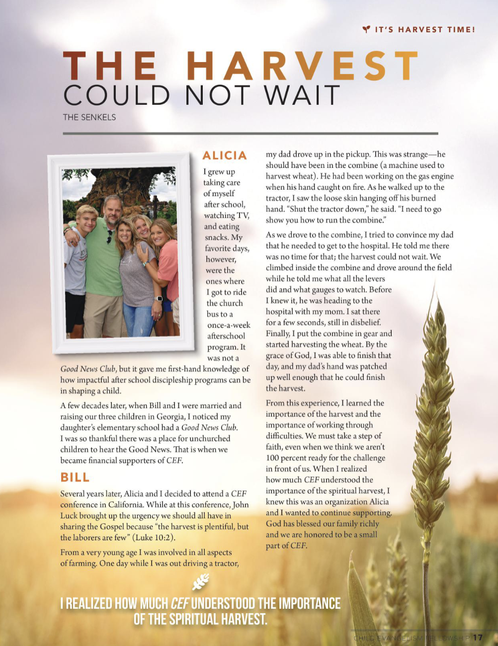 CEF Leadership Spotlight - Bill Senkel - CEF Dallas